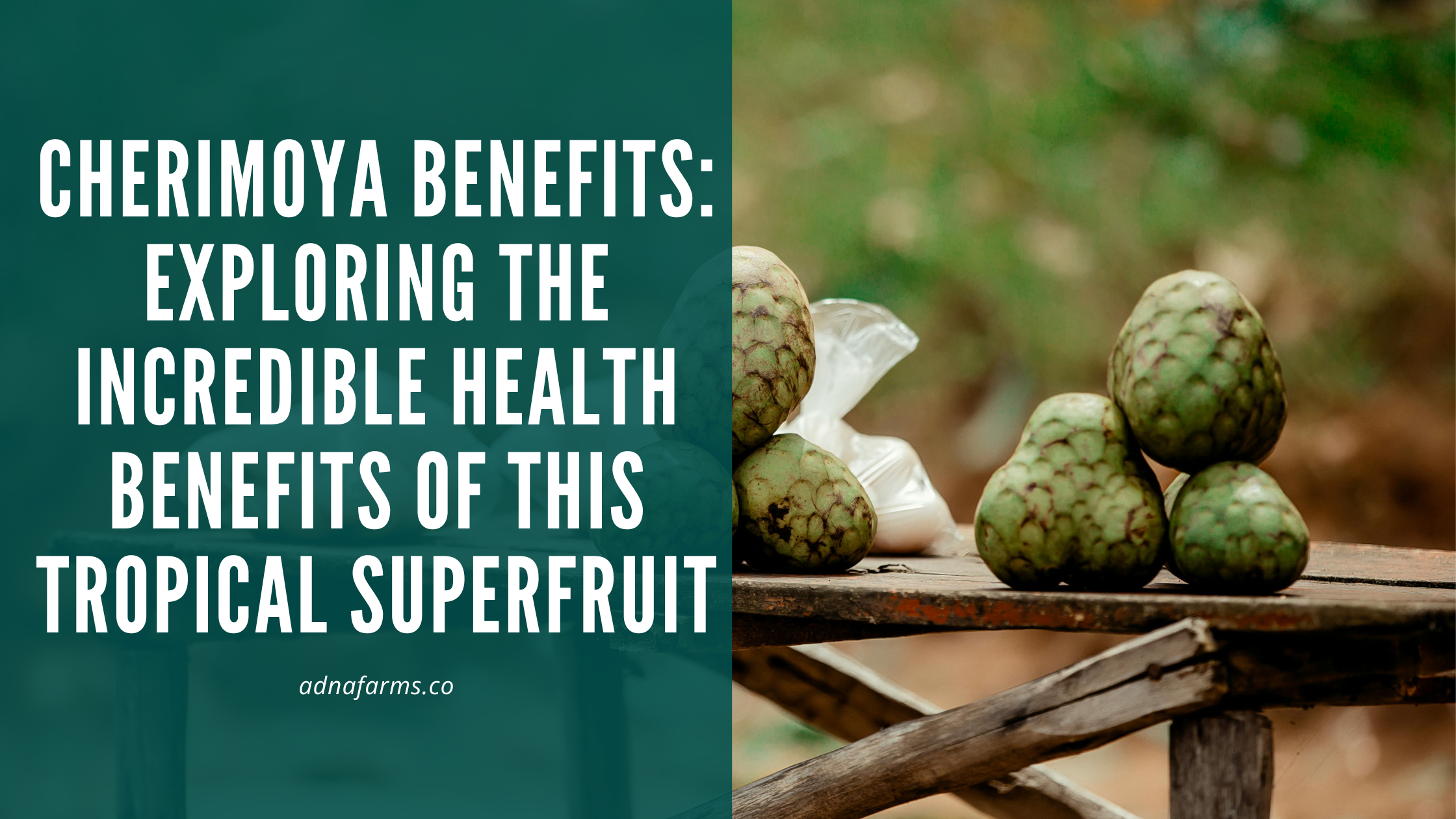 Cherimoya Benefits: Exploring the Benefits of This Tropical Superfruit